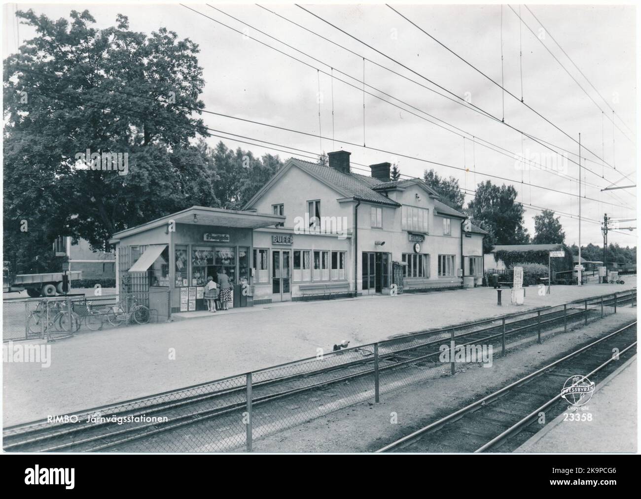 Stockholm - Rimbo Railway, SRJ.RIMBO STATION Stock Photo - Alamy