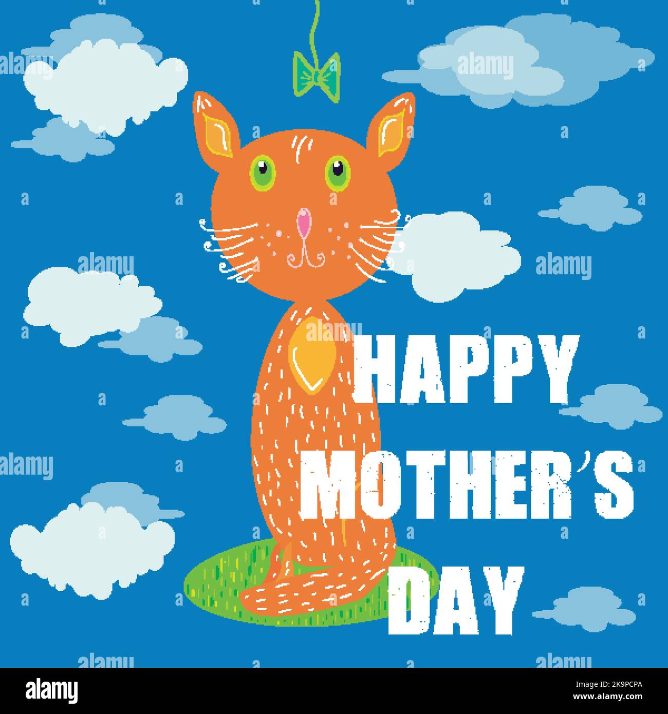 Happy Mothers Day lettering. Handmade vector illustration. Mother's day ...