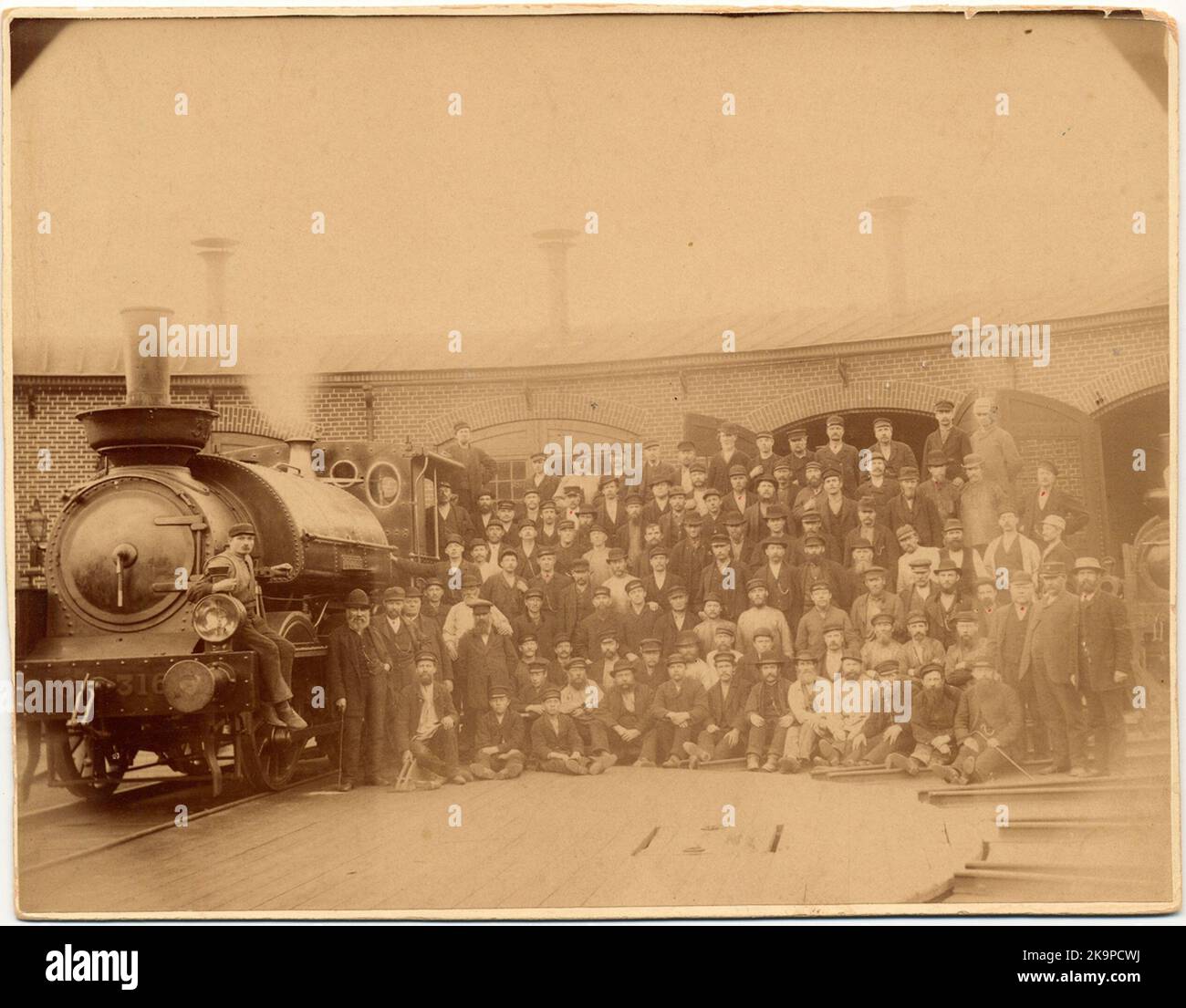 State Railways, SJ PB 316 "Lärkan". The locomotive manufactured in 1883 ...