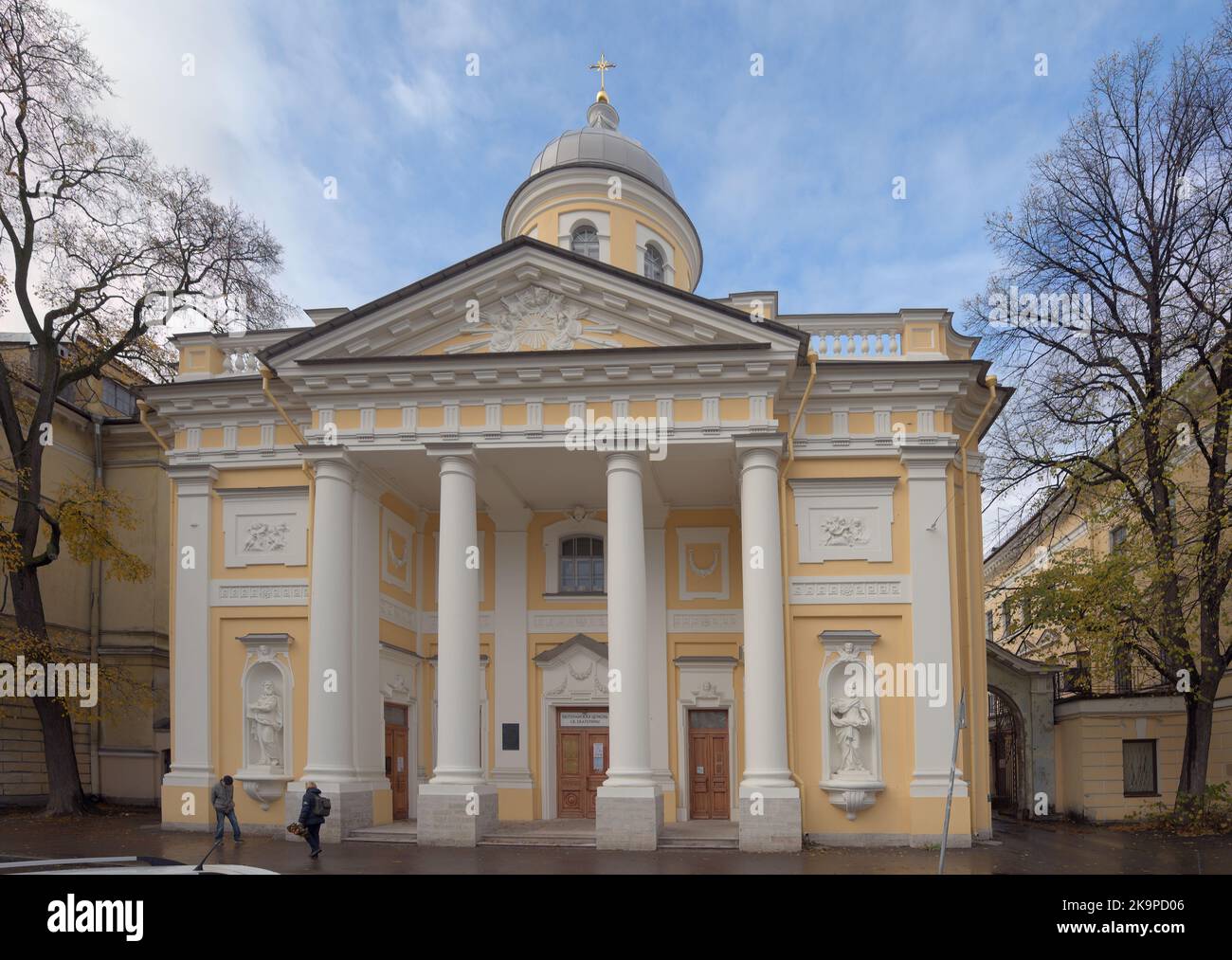 St. Catherine Lutheran Church on Vasilievsky island in St. Petersburg ...