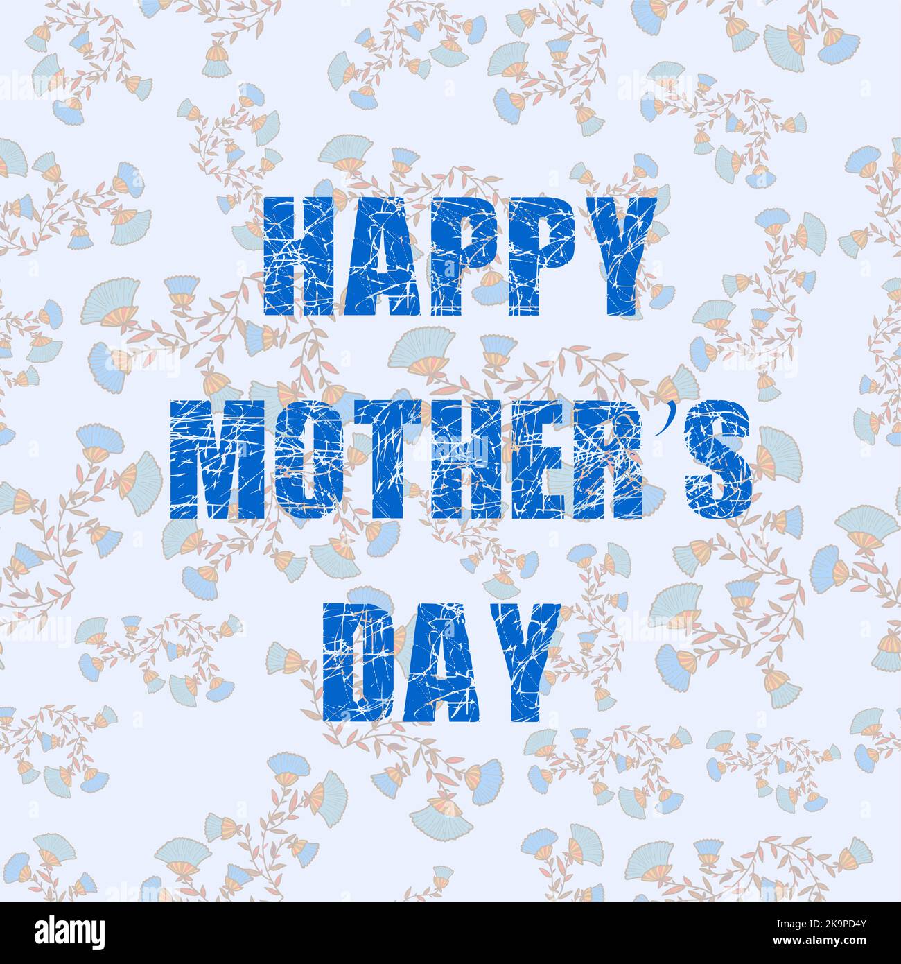 Happy Mothers Day lettering. Handmade vector illustration. Mother's day ...
