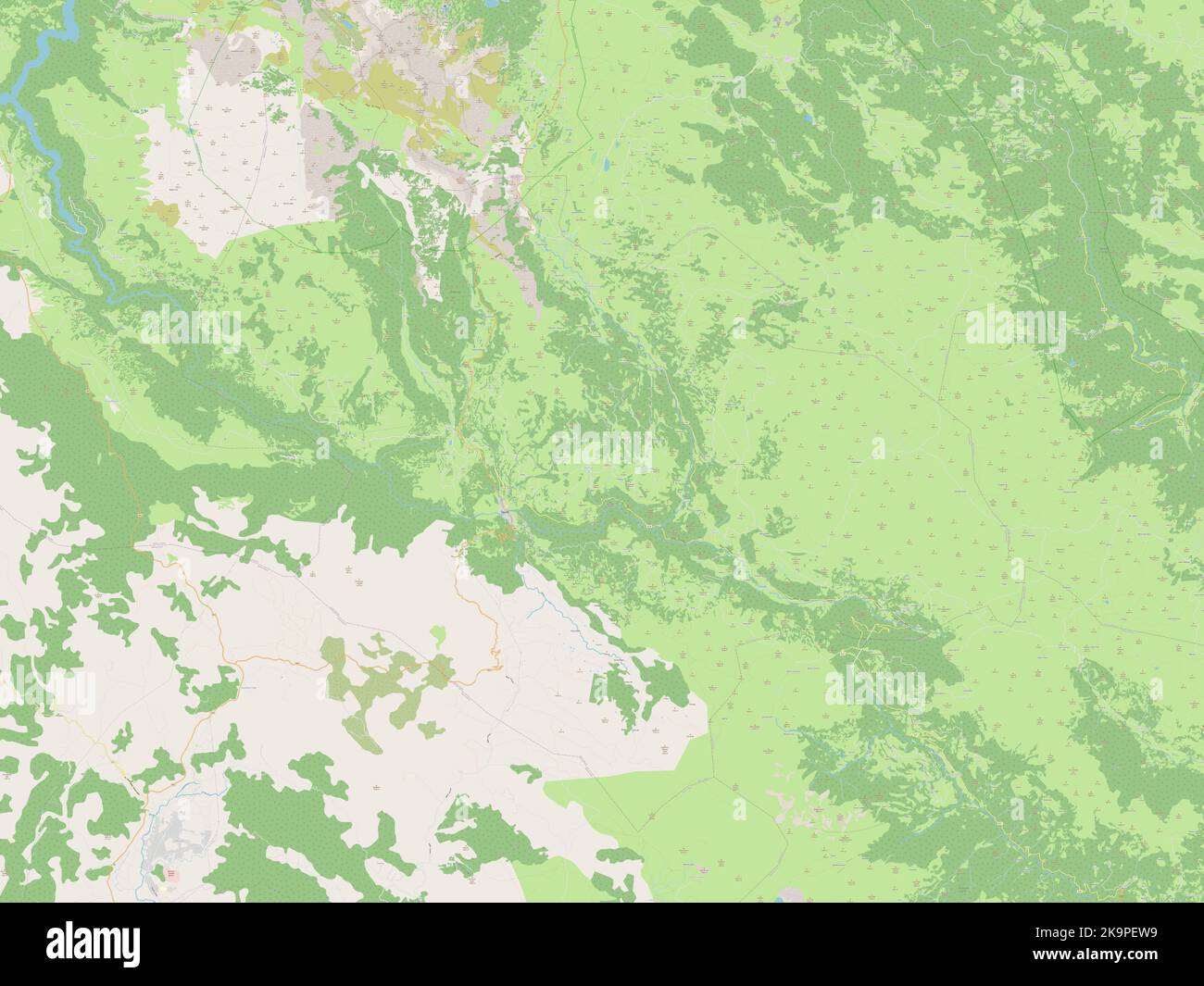 Savnik outline map hi-res stock photography and images - Alamy