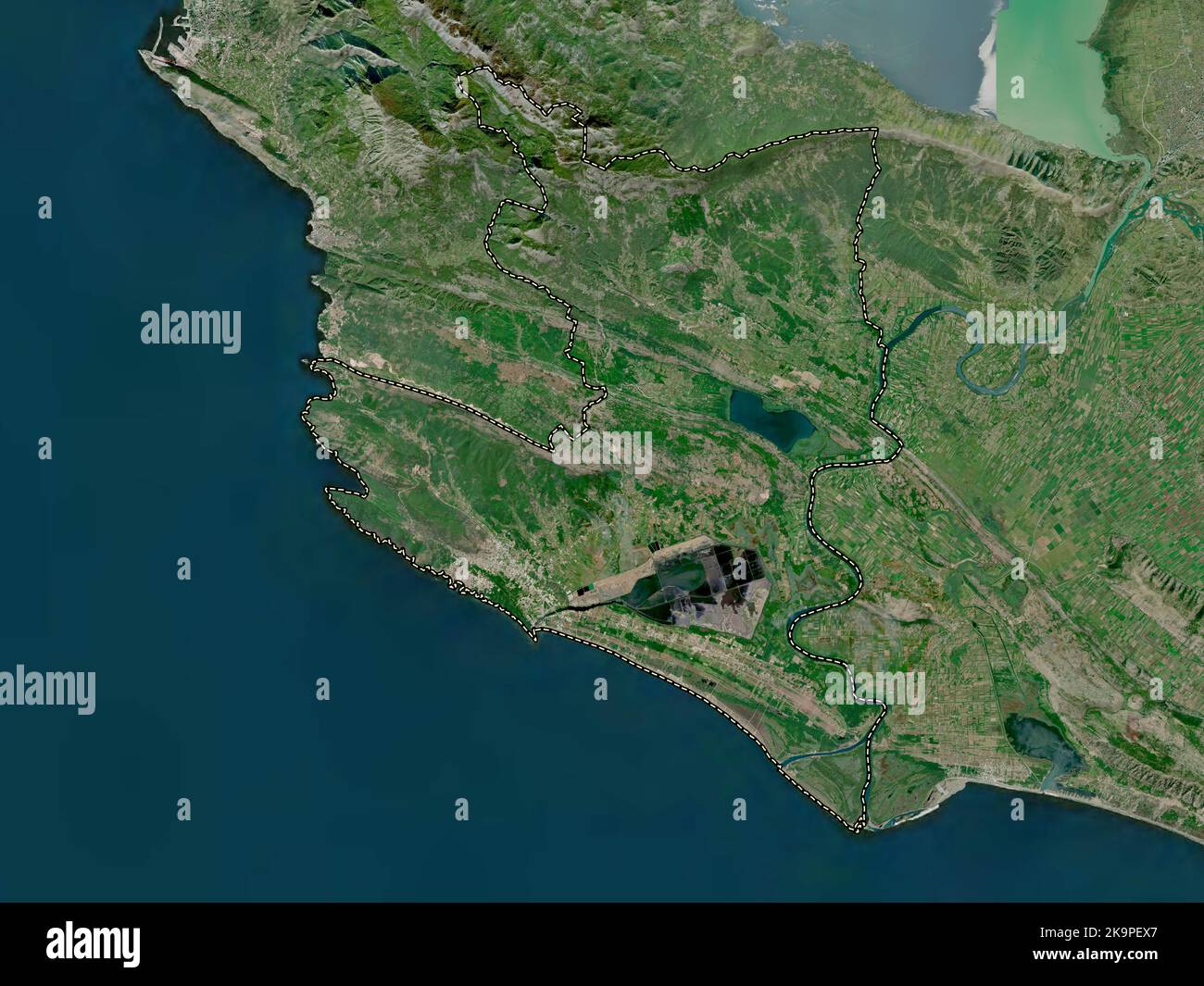 Outline map of ulcinj hi-res stock photography and images - Alamy