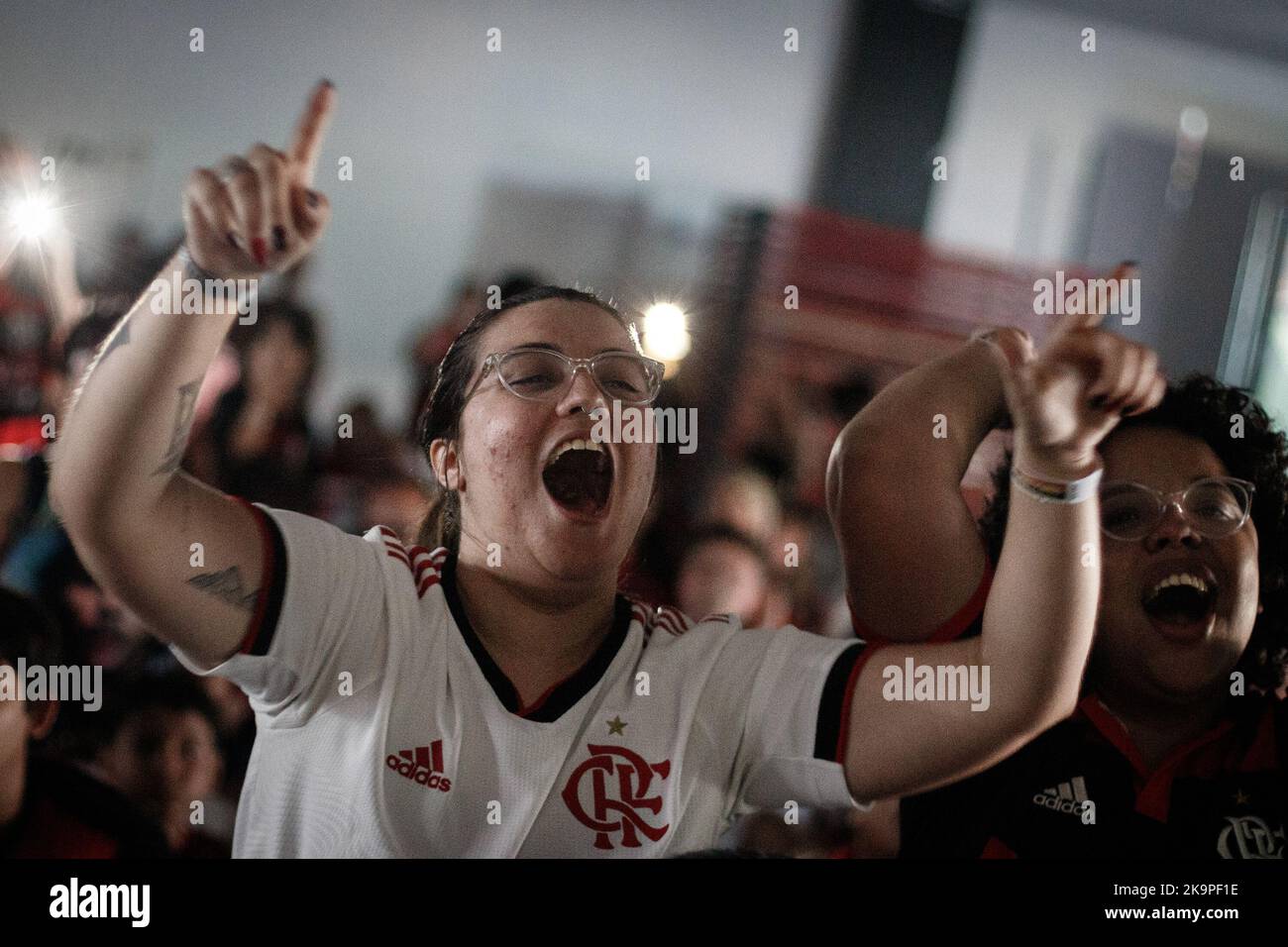 RJ - Rio de Janeiro - 10/29/2022 - FLAMENGO, FINAL LIBERTADORES FANS ...