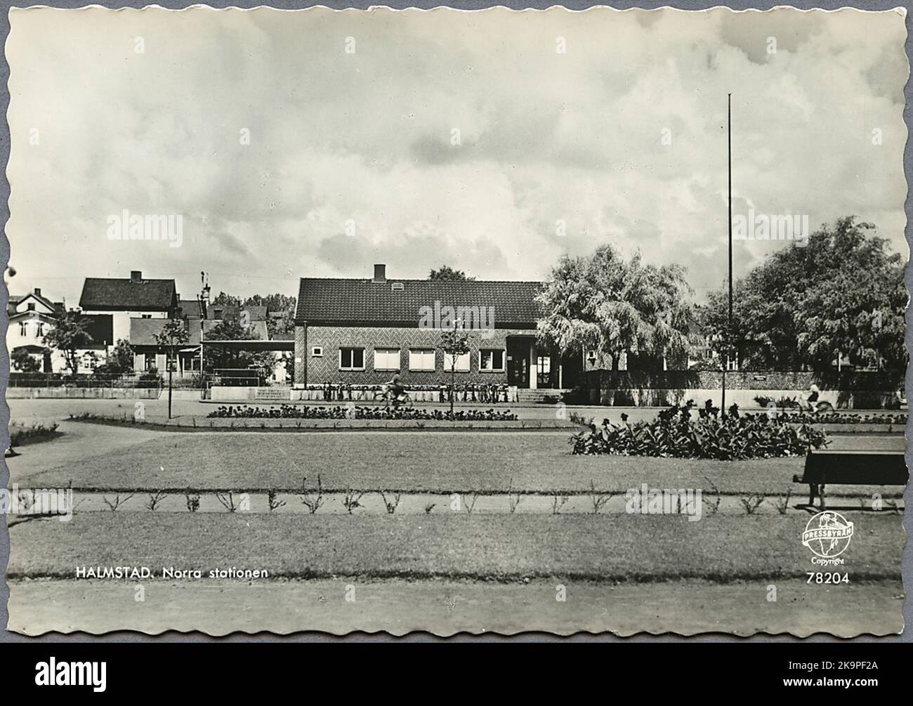 Halmstad Norra station Stock Photo - Alamy