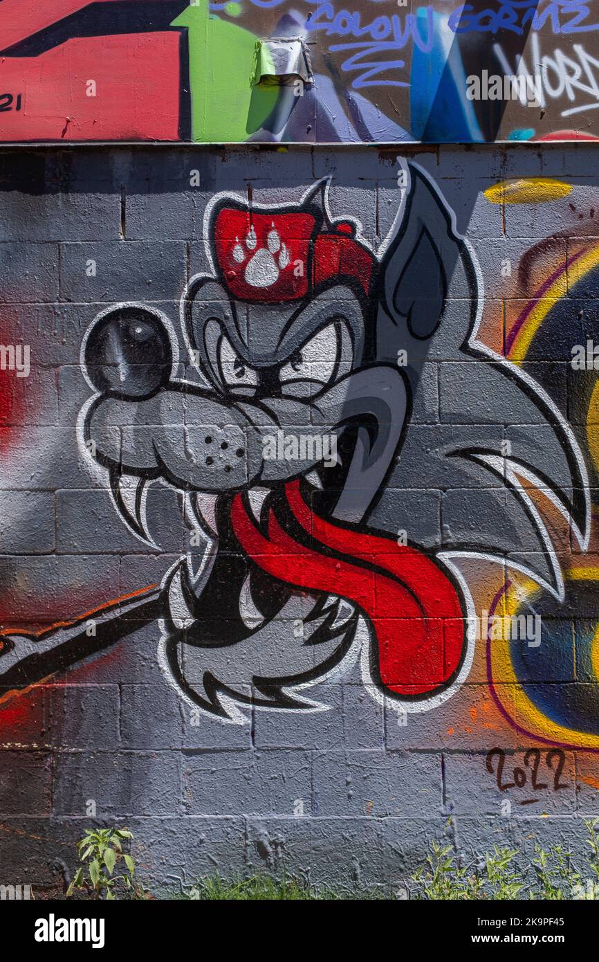 Graffiti alley albuquerque hi-res stock photography and images - Alamy