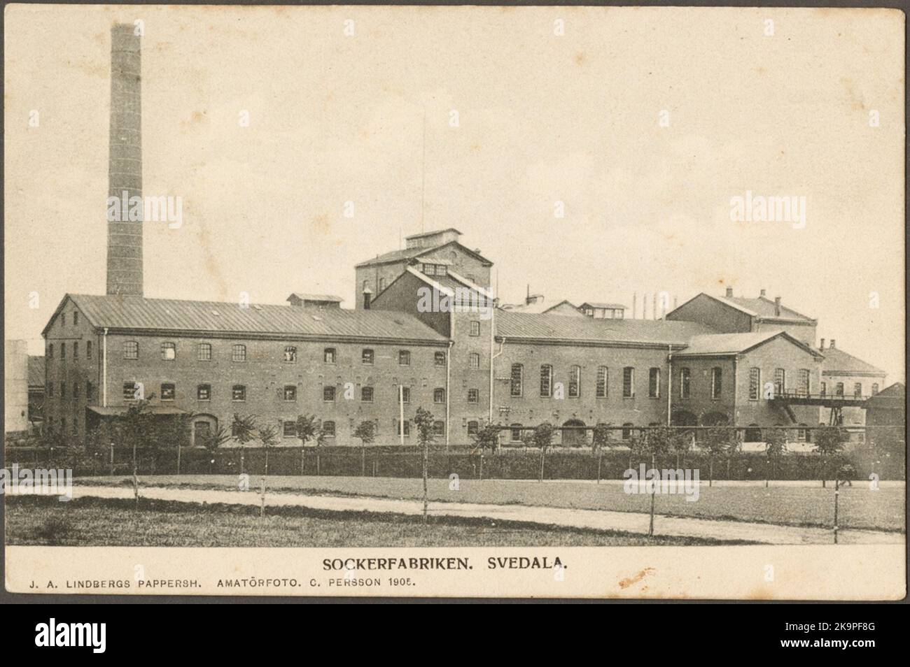 Sugar factory, Svedala Stock Photo - Alamy