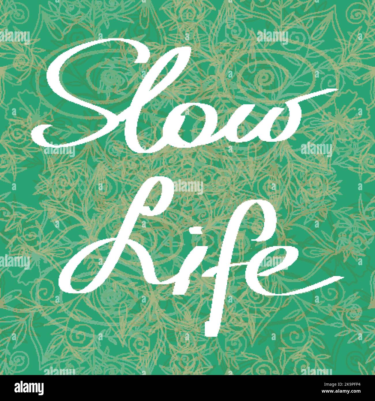 Decorative card with inspirational quote on blurred background Stock ...