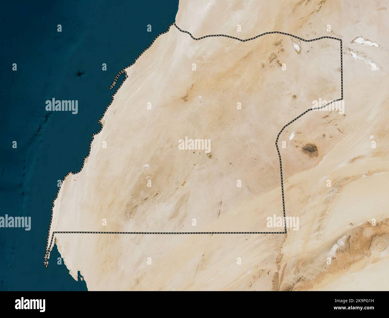 Morocco map zoom border satellite hi-res stock photography and images - Alamy