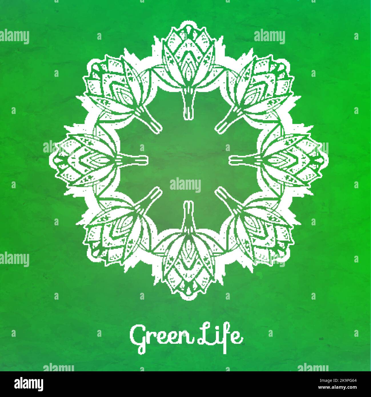 Decorative card with inspirational quote on blurred background Stock ...