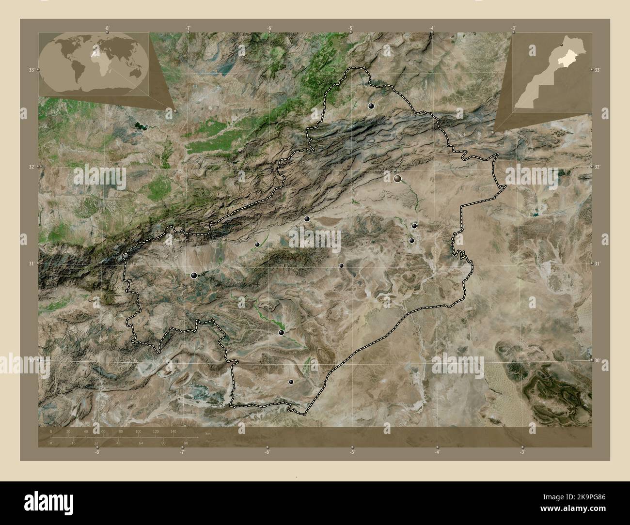 Draa-Tafilalet|Draa-Tafilalet, region of Morocco. High resolution ...