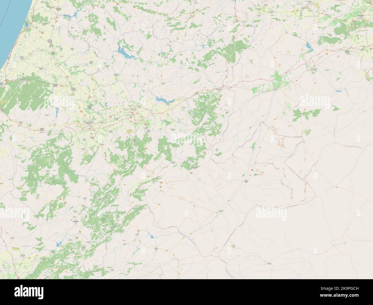 Fes-Meknes, region of Morocco. Open Street Map Stock Photo - Alamy