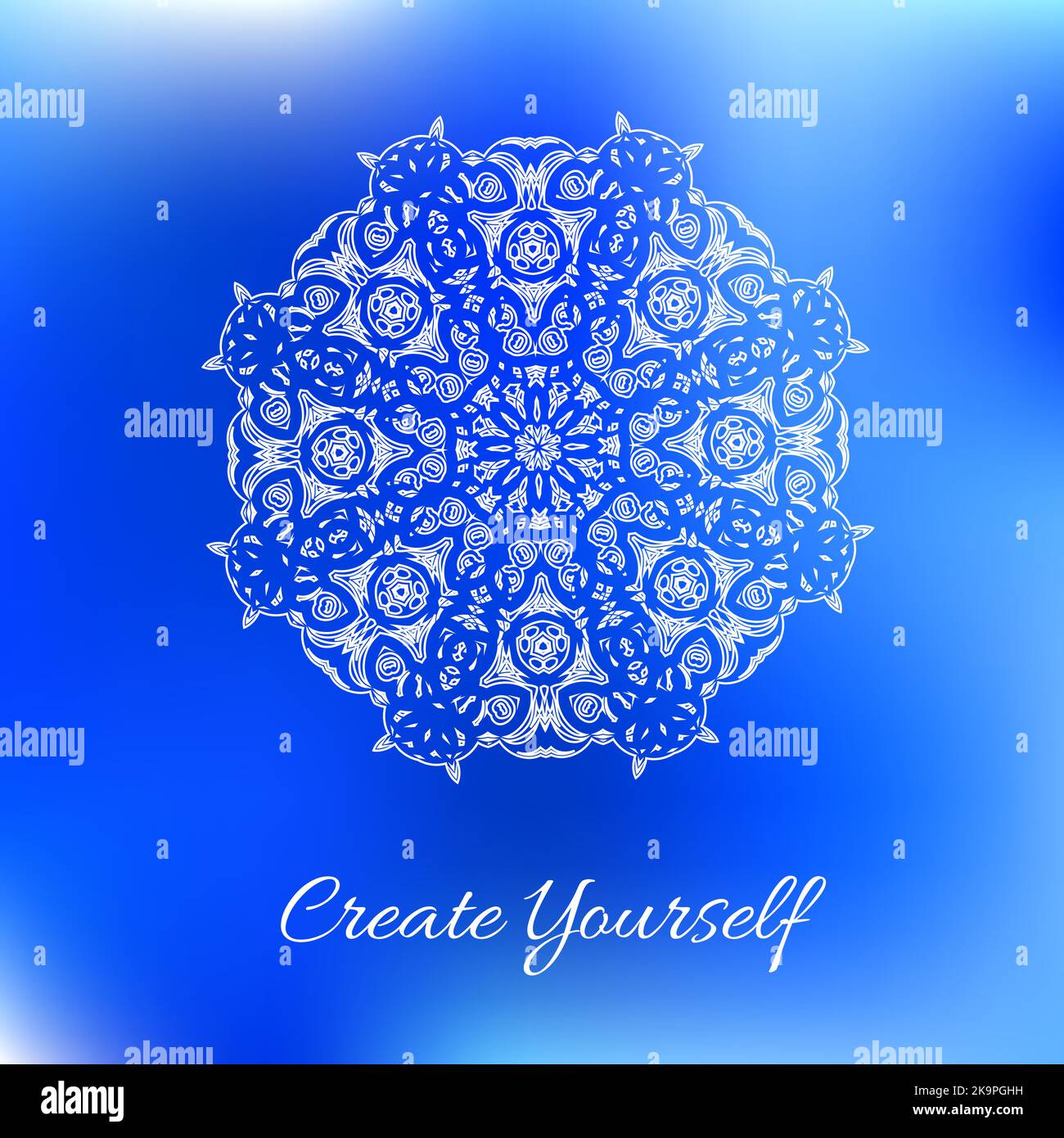 Decorative Card With Inspirational Quote Vector Calligraphy Hand