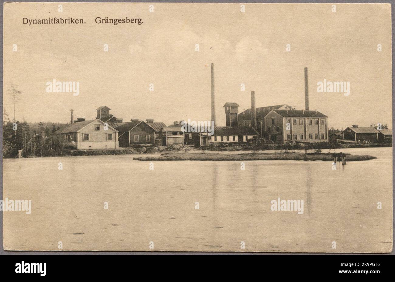 Dynamite factory in Grängesberg Stock Photo - Alamy