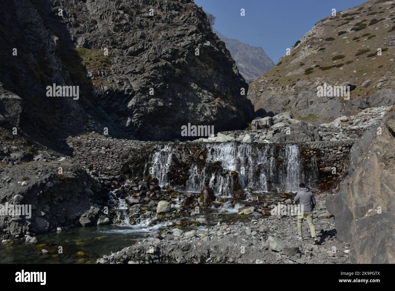 Peer Ki Gali, Kashmir, India. 29th Oct, 2022. A visitor explores the ...