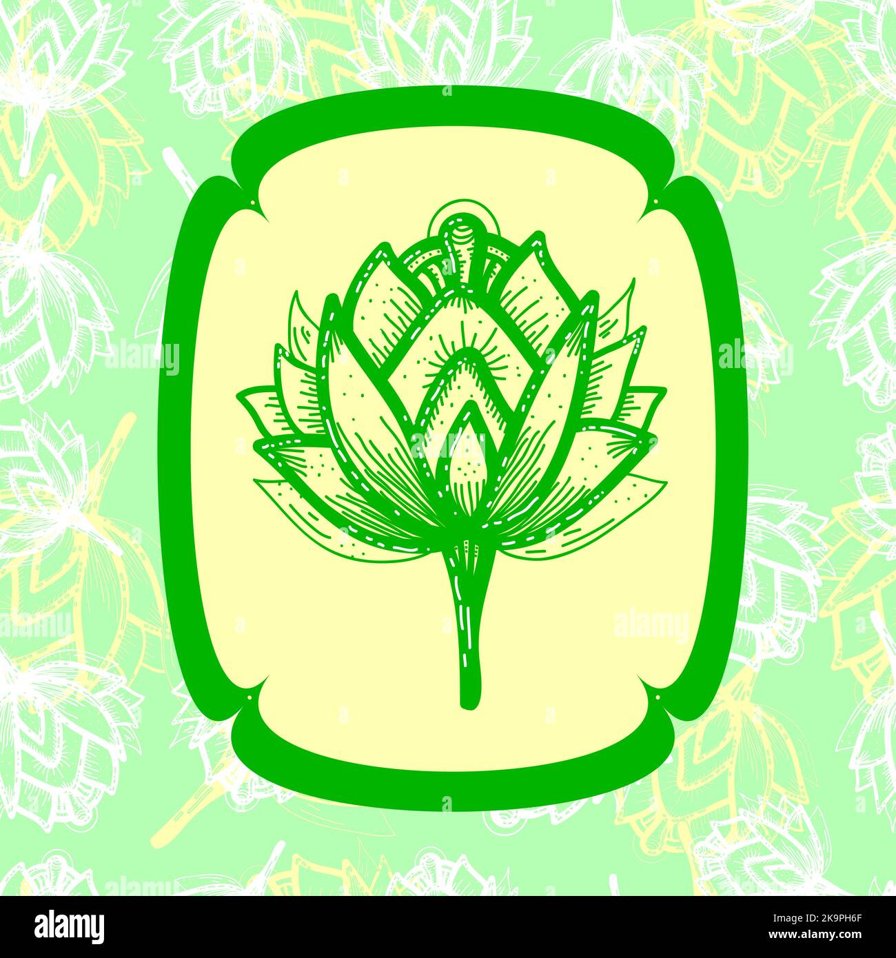 Stylized lotus flower. Vector illustration. Element for design Stock ...