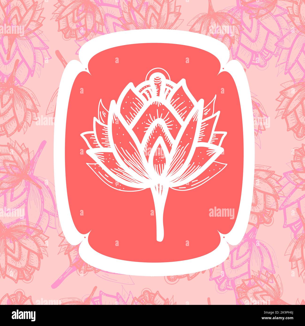 Stylized lotus flower. Vector illustration. Element for design Stock Vector Image & Art - Alamy