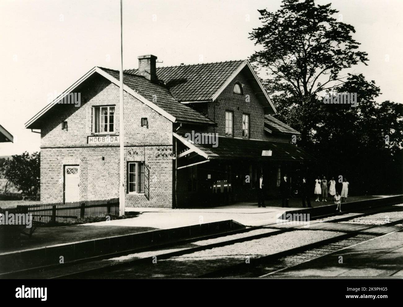 Previous name Boda. Station opened in 1871, Högboda from 1917, stop ...