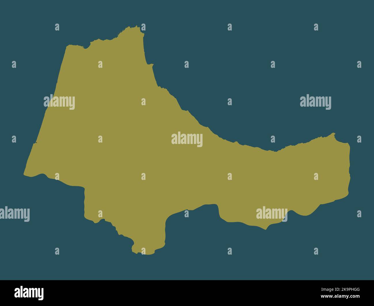 Tanger-Tetouan-Al Hoceima, region of Morocco. Solid color shape Stock ...