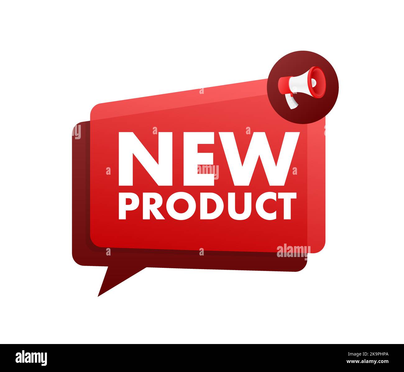 New product Red Label. Red Web Ribbon. Vector stock illustration Stock ...