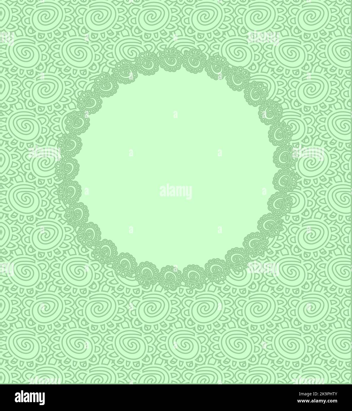 Ornate page cover, ornamental pattern template for design Stock Vector ...