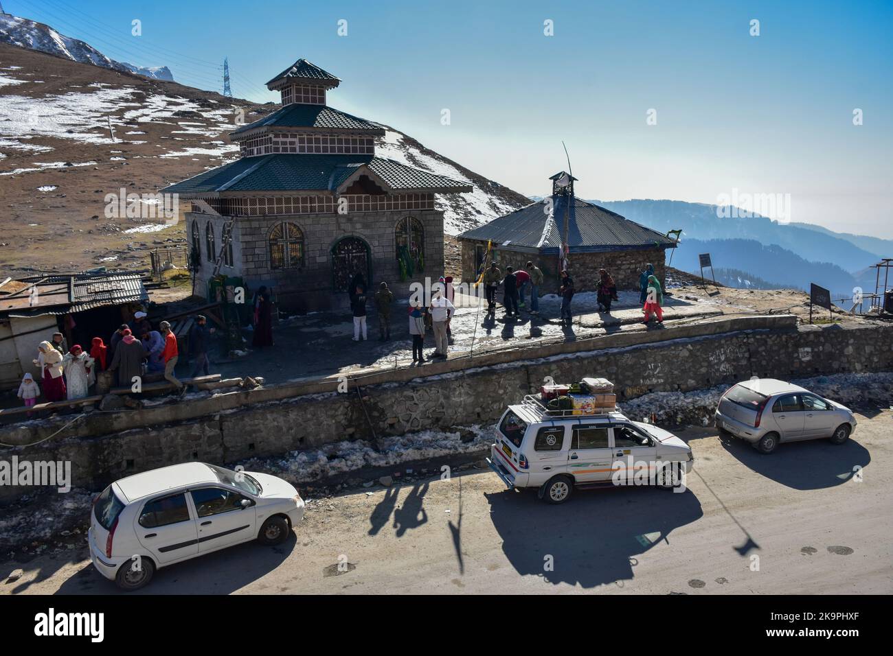Peer Ki Gali, Kashmir, India. 29th Oct, 2022. Devotees gather around ...
