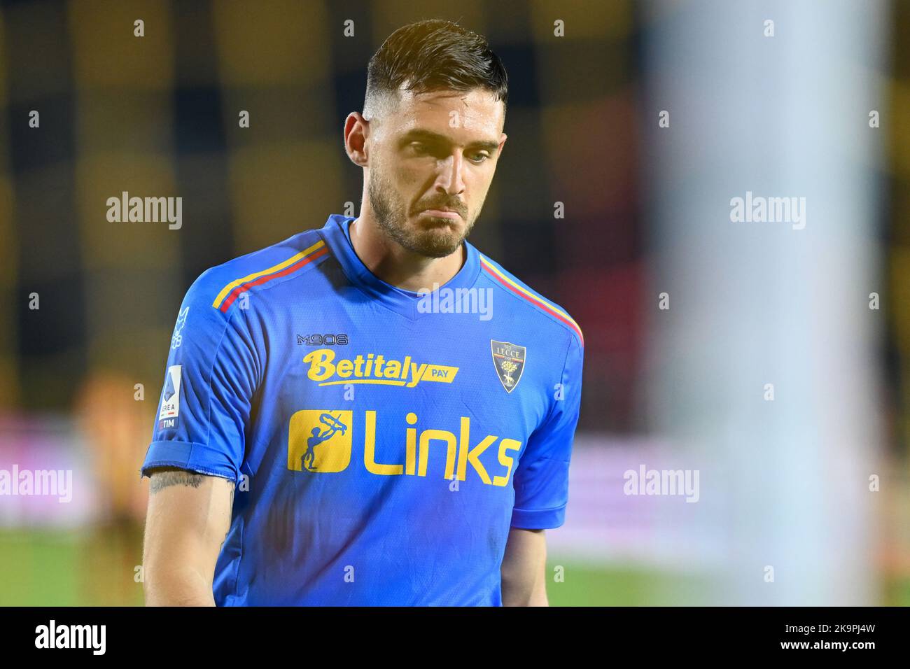 Lecce, Italy. 29th Oct, 2022. Wladimiro Falcone (Us Lecce) disappointed ...