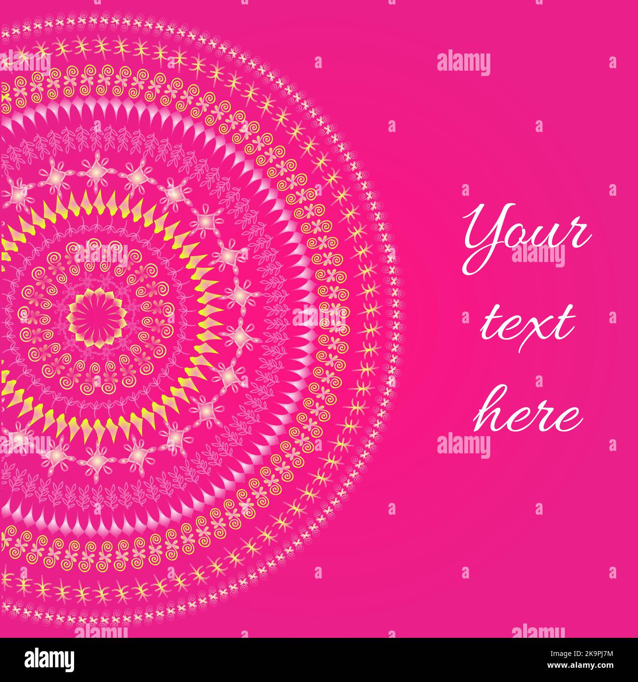 Ornate page cover, ornamental pattern template for design Stock Vector ...