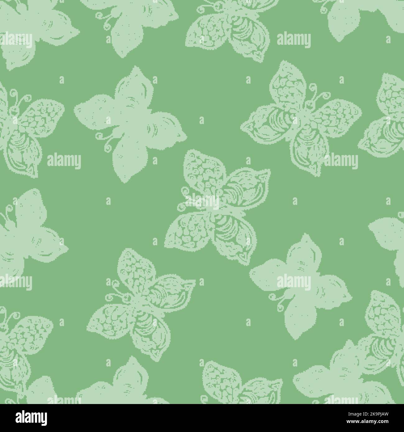 Seamless bright colorful butterflies pattern. Vector illustration Stock ...