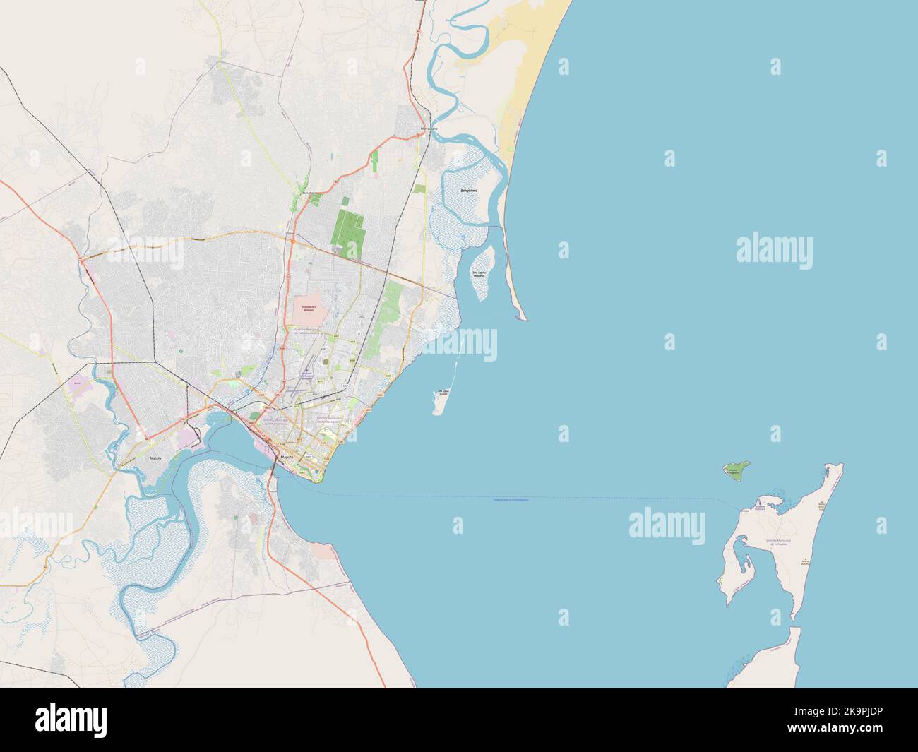 Outline map of maputo hi-res stock photography and images - Alamy