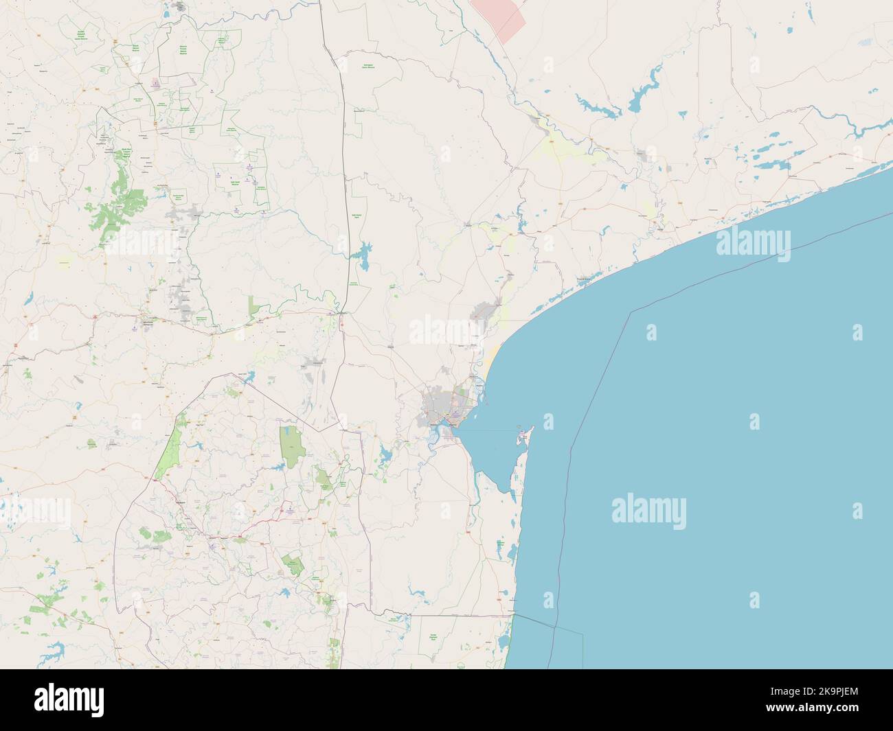 Maputo outline map hi-res stock photography and images - Alamy