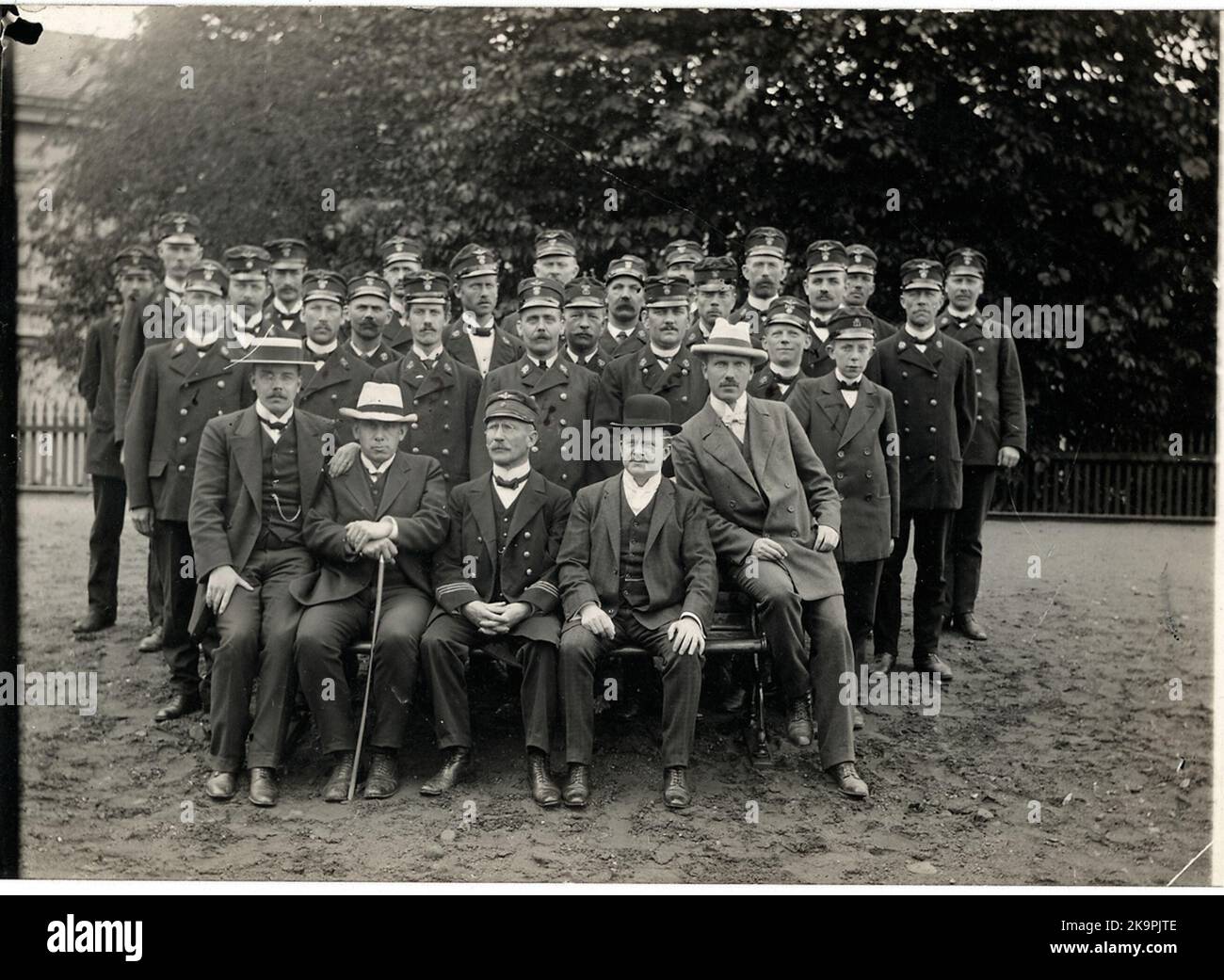 Group photo of staff Stock Photo - Alamy