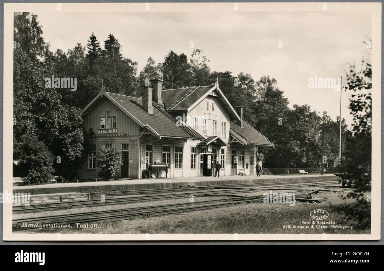 Tenhult Railway Station Stock Photo - Alamy