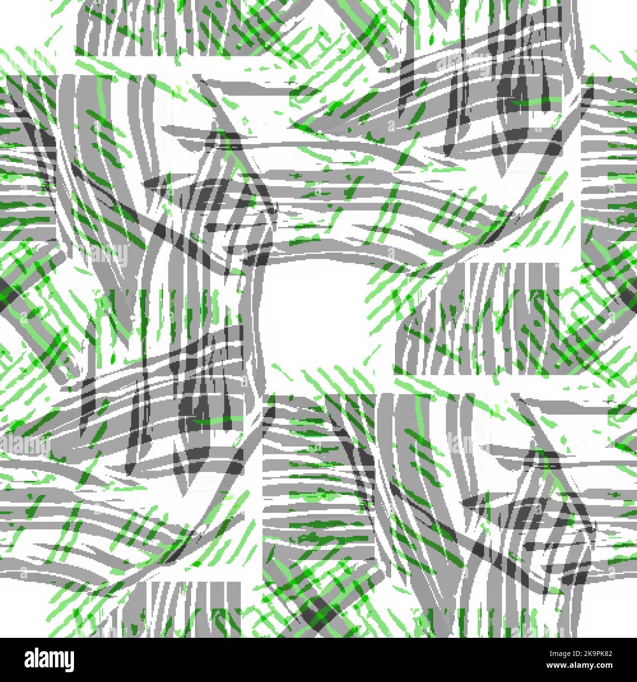 Colorful decorative seamless pattern of abstract lines and shapes Stock ...