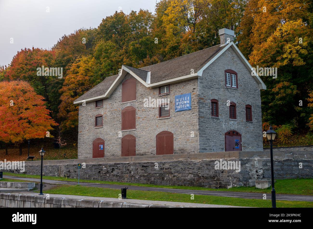 Ottawa, Ontario - October 19, 2022: View of the Bytown Museum along the ...