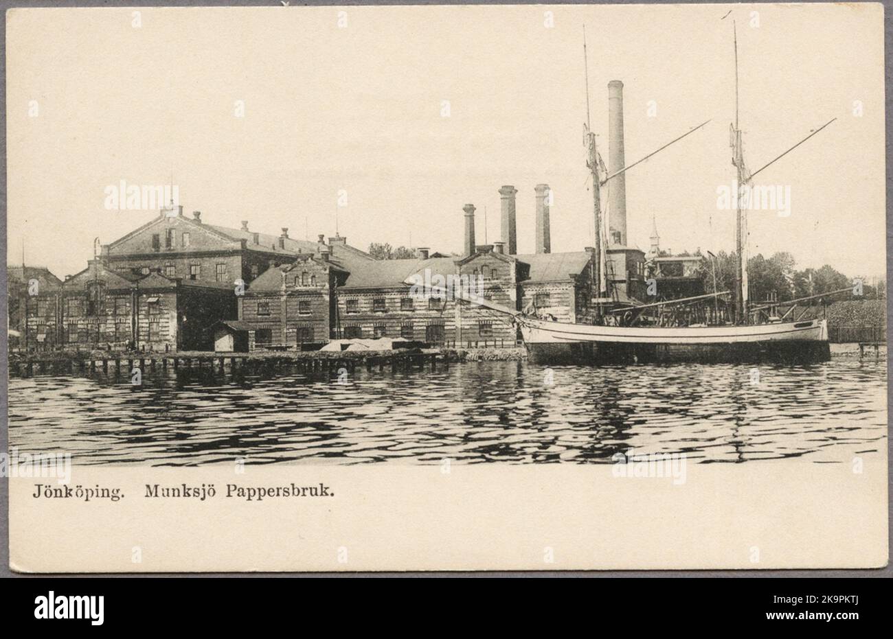 Munksjö paper mill Stock Photo - Alamy