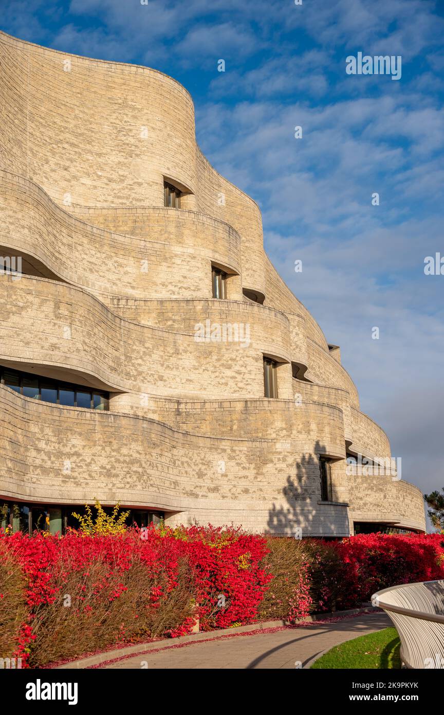 Gatineau, Quebec - October 19, 2022: Facade of the Canadian Museum of ...