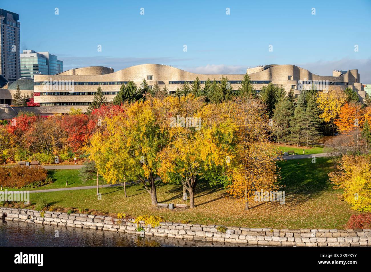 Gatineau, Quebec - October 19, 2022: Facade of the Canadian Museum of ...