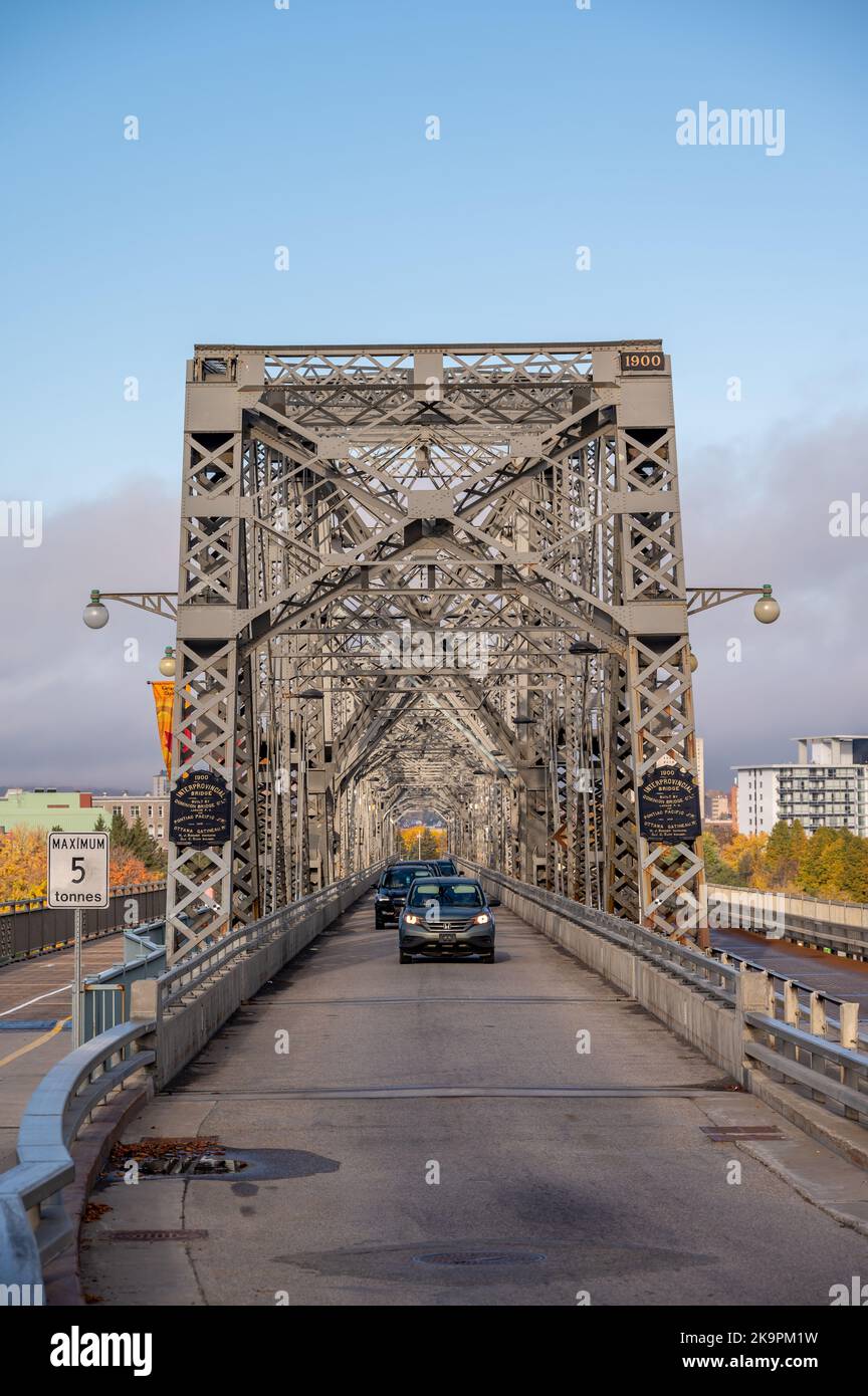 Ottawa, Ontario - October, 19: The Alexandra Bridge. The Bridge ...