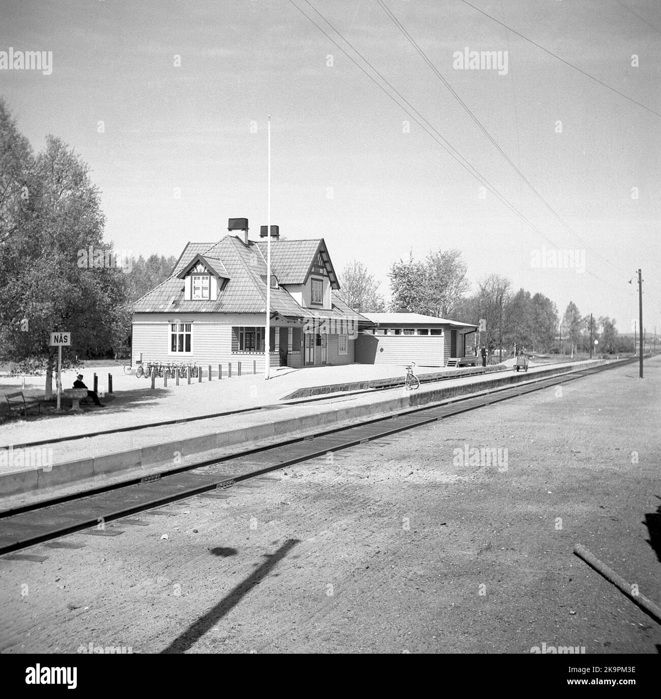Traffic area built in 1902. The station house erected the same year was ...
