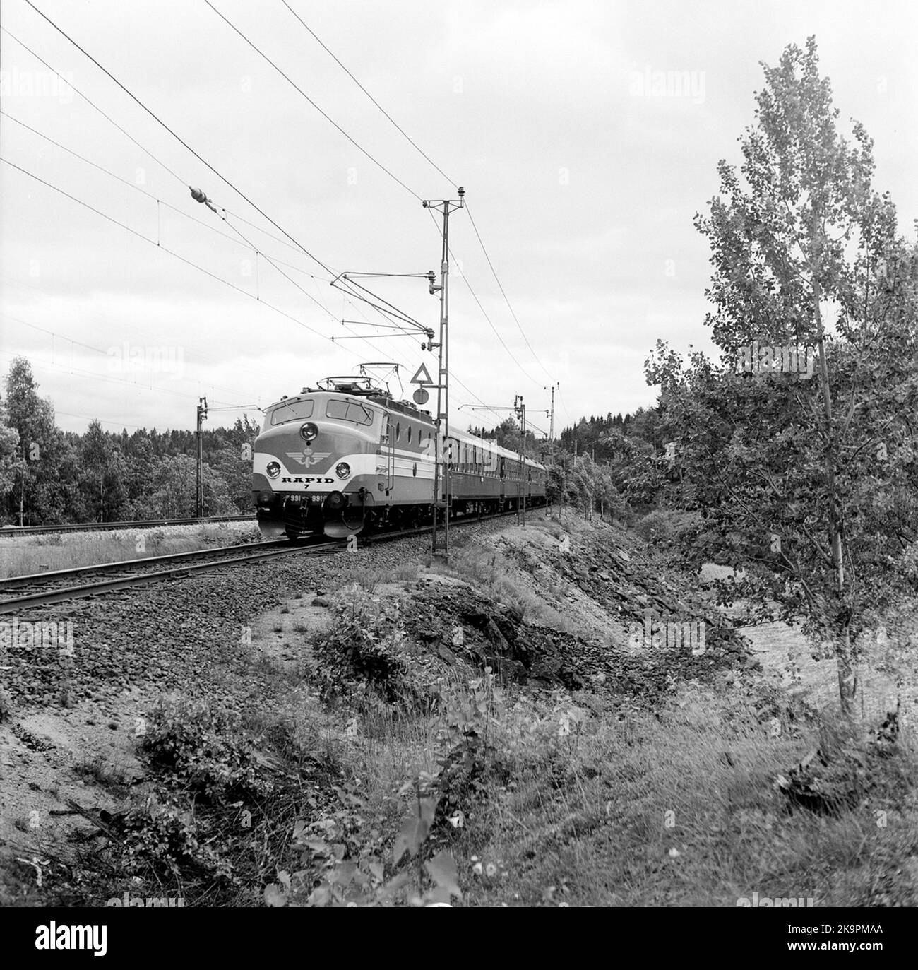 State Railways, Sj Ra 991 "Rapid 7 Stock Photo - Alamy