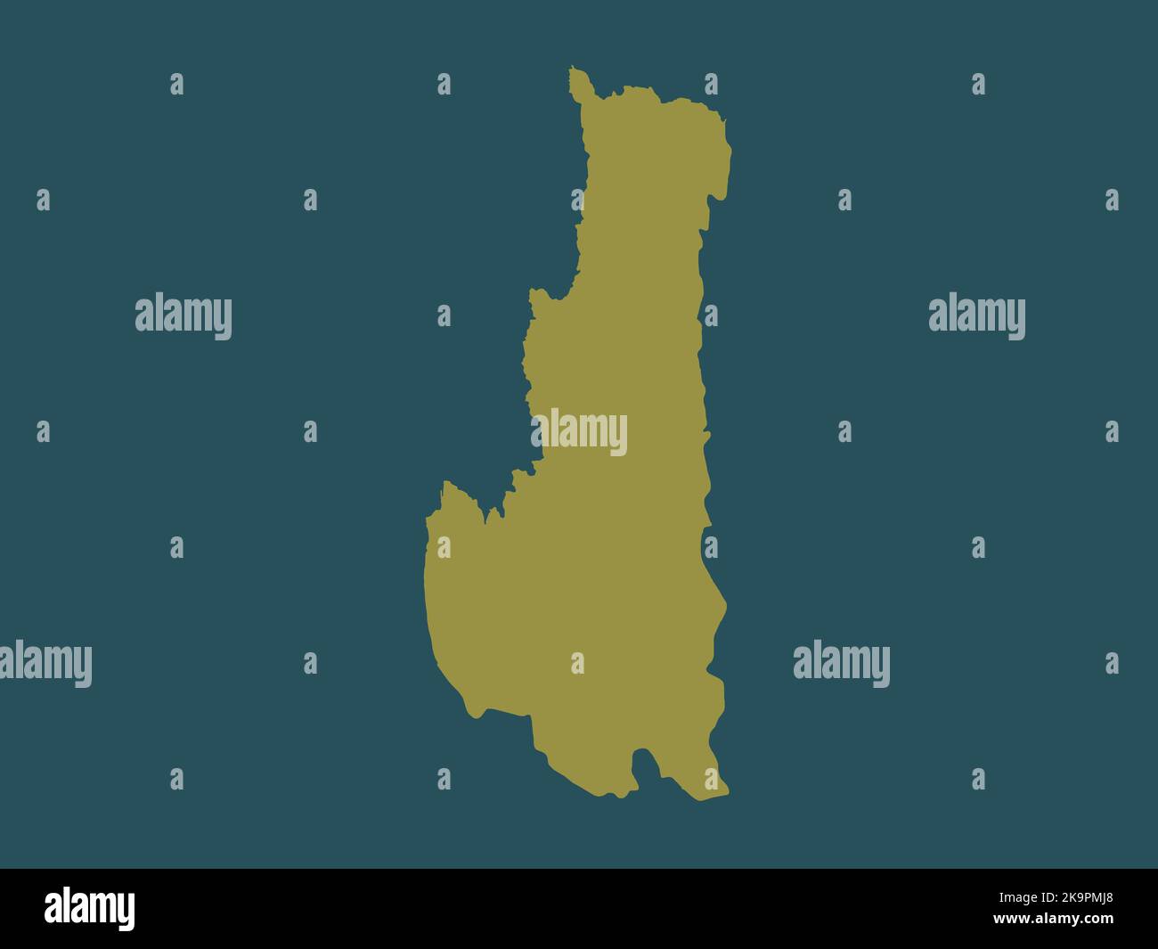 Chin, state of Myanmar. Solid color shape Stock Photo - Alamy