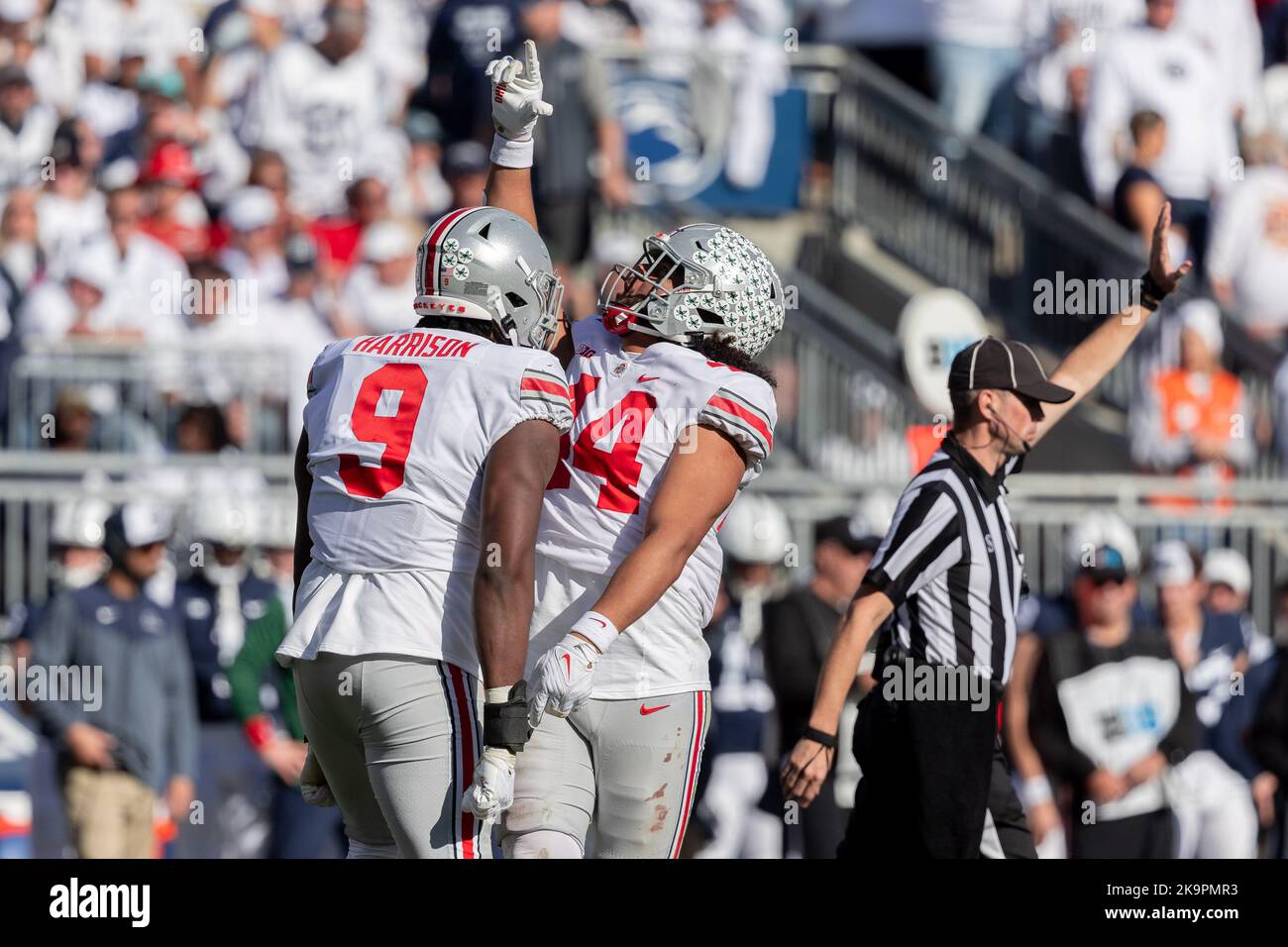 University Park, Pennsylvania, USA. 29th Oct, 2022. Ohio State Buckeyes ...