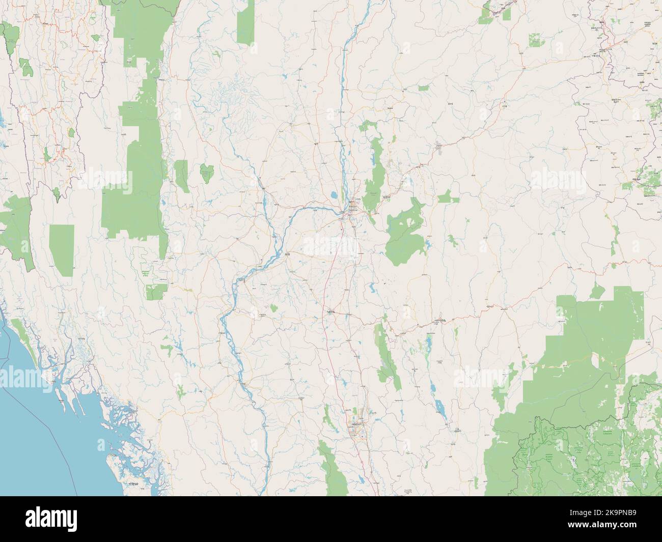 Mandalay map hi-res stock photography and images - Alamy