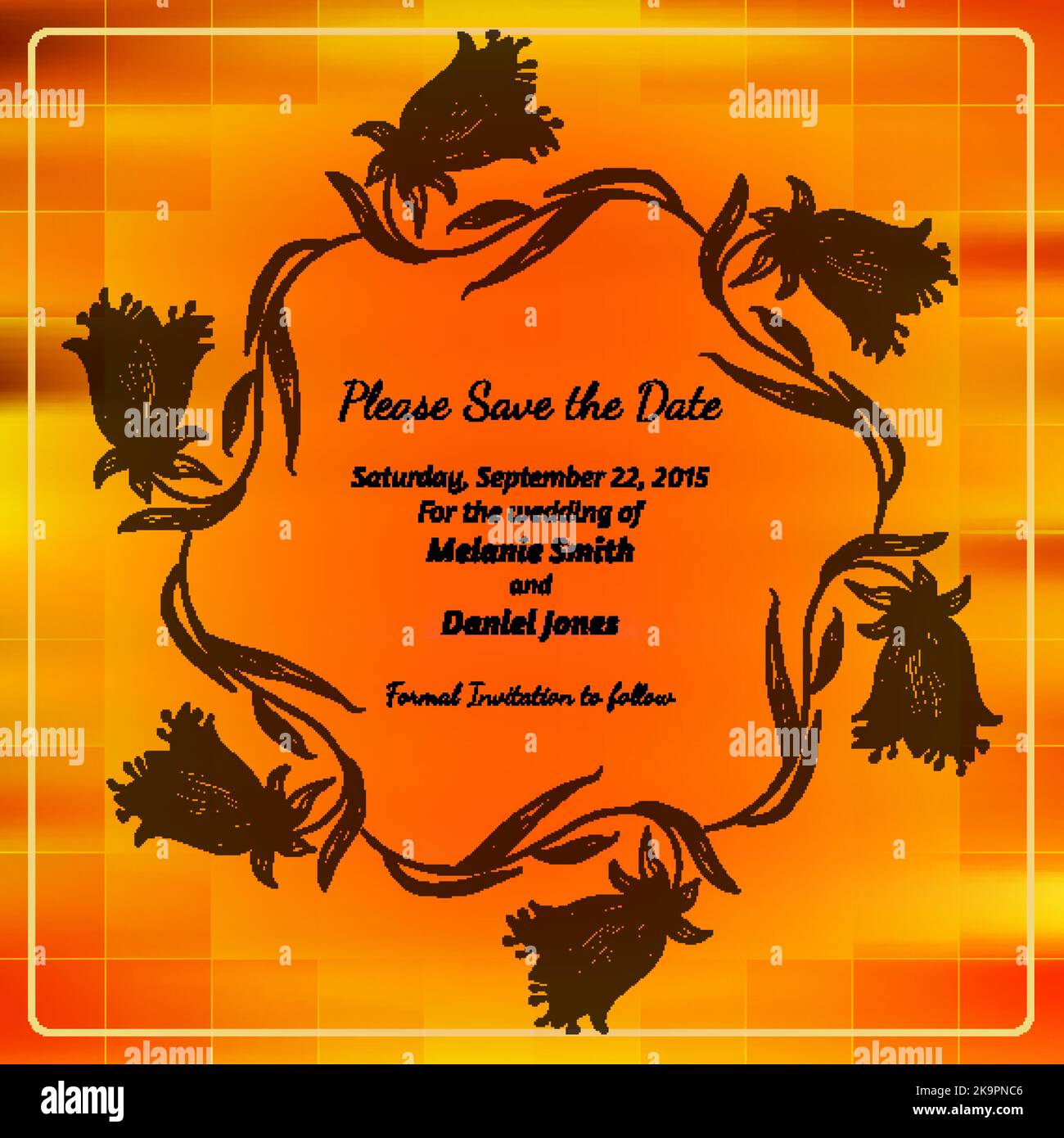 Creative colorful decorative design for invitations template Stock ...