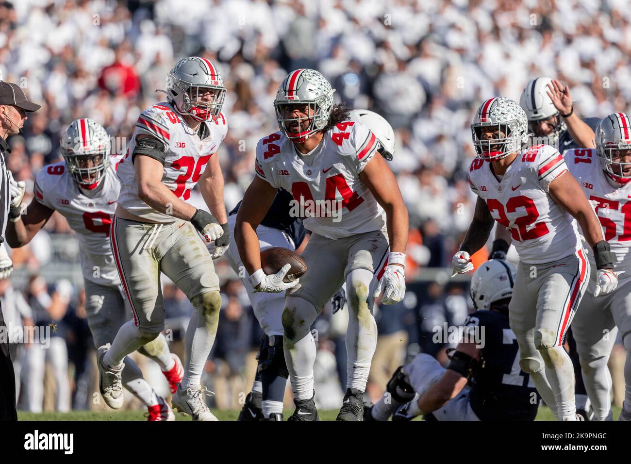 University Park, Pennsylvania, USA. 29th Oct, 2022. Ohio State Buckeyes ...