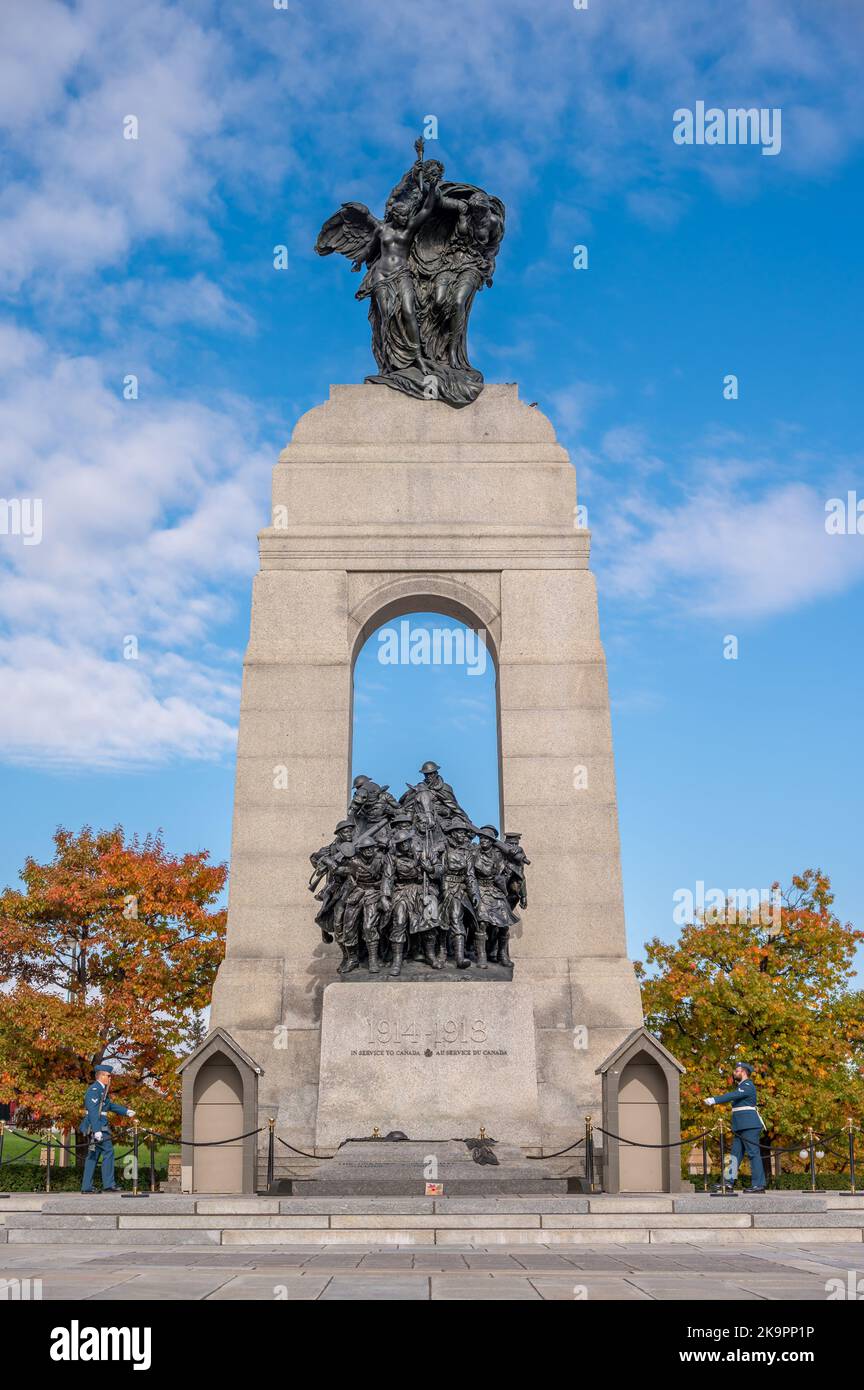 Ottawa, Ontario - October 19, 2022: The National War Memorial in Ottawa ...