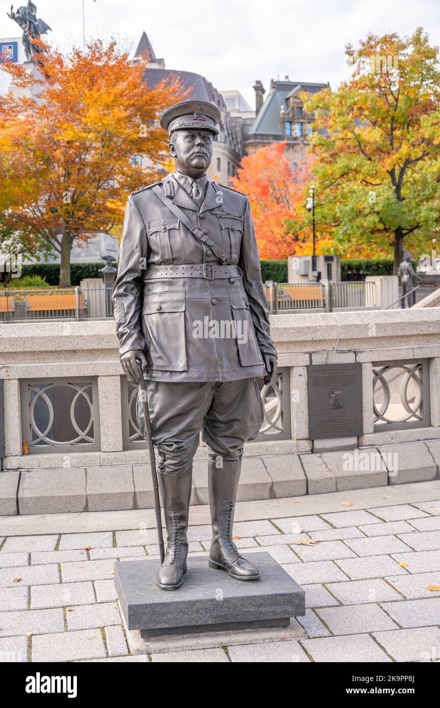 Ottawa, Ontario - October 19, 2022: The Valiants Memorial in Ottawa ...