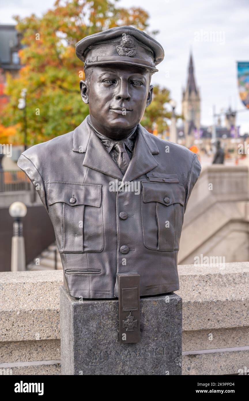 Ottawa, Ontario - October 19, 2022: The Valiants Memorial in Ottawa ...