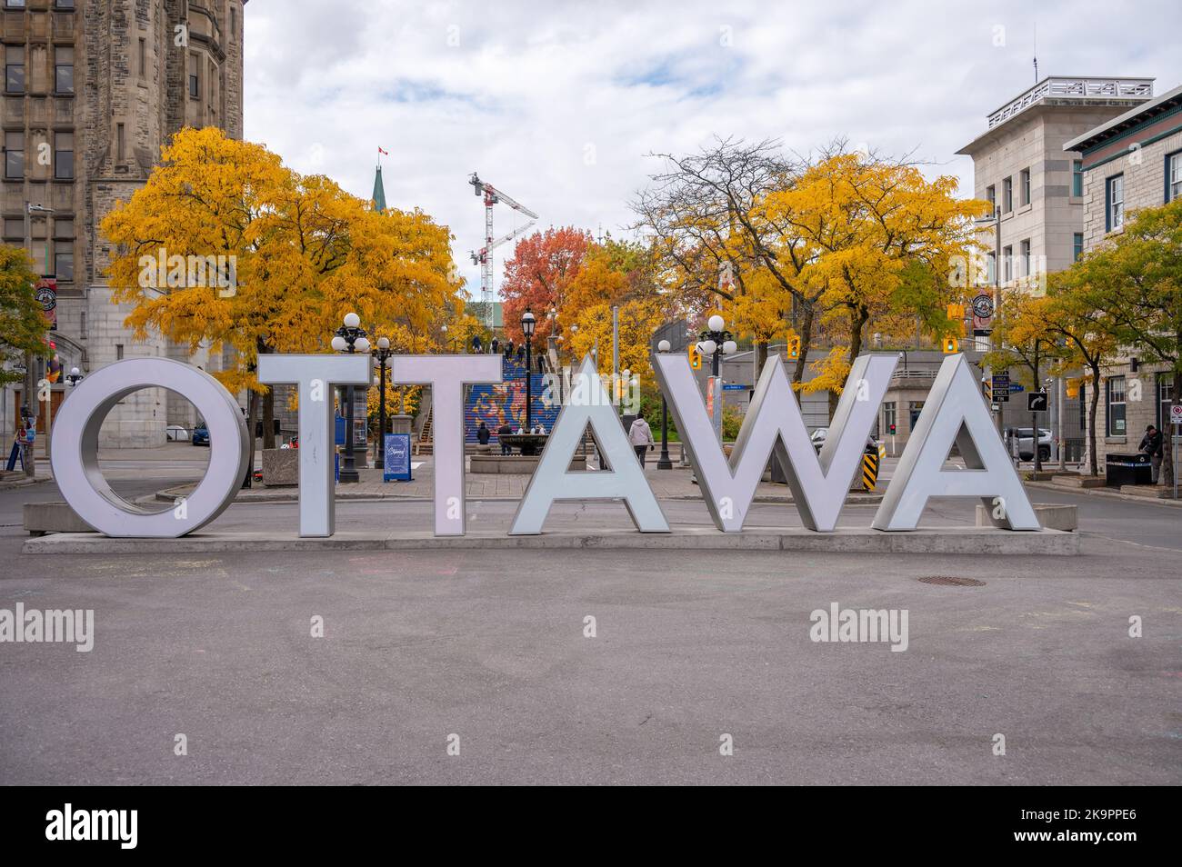 Ottawa, Ontario - October 19, 2022: Famous Ottawa sign during the day ...
